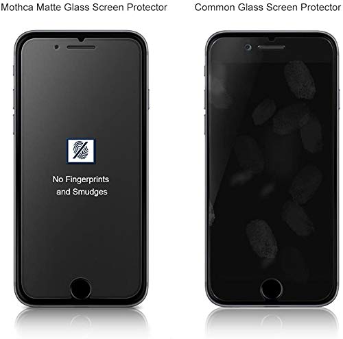 Mothca Matte Glass Screen Protector for iPhone SE 2020/2022 Anti-Glare & Anti-Fingerprint 9H HD Clear Tempered Glass Film for iPhone SE 2nd/3rd Generation Smooth as Silk