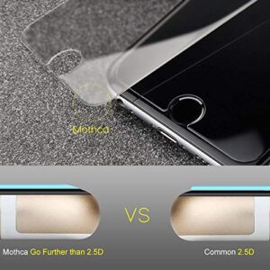 Mothca Matte Glass Screen Protector for iPhone SE 2020/2022 Anti-Glare & Anti-Fingerprint 9H HD Clear Tempered Glass Film for iPhone SE 2nd/3rd Generation Smooth as Silk