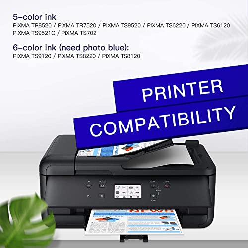 GPC Image Compatible Ink Cartridge Replacement for Canon PGI-280XXL CLI-281XXL PGI 280 XXL CLI 281 XXL fit for PIXMA TS6120 TS6220 TR7520 TR8520 TS8120 TS8220 TS9120 Printer (10 Pack)