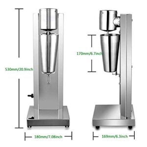 Commercial Electric Milkshake Drink Mixer Shake Machine 180W Smoothie Milk Ice Cream Blender 650ML