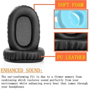 1 Pair Replacement Ear Pads Cushions Compatible with Insignia NS-CAHBTOE01 Headset Earmuffs Ear Cups