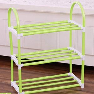 lederleiterusa shoe rack metal shoe tower shoe storage organizer shelf stackable cabinet with durable metal shelves