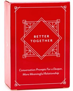 better together couples games questions card - date night 100 fun romantic relationship conversation cards for couple game gift - adults were really in love edition activities tonight card deck