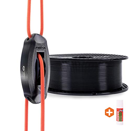 Prusa Prusament PC Blend Jet Black Filament 1.75mm 1kg (2.2 lb) Diameter Tolerance +/- 0.03mm