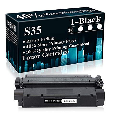 1 Black S35 Toner Cartridge Replacement for Canon imageCLASS D320 D340 D310 D383 L170 L360 L380 L173 L400 310 320 PC-D320 D340 Printer,Sold by TopInk