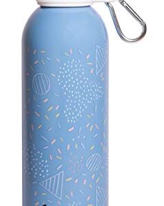 Grupo Erik Official Water Bottle-Sports Bottle-500ml / 17OZ, Stainless Steel, Vacuum Insulated Water Bottle, Double Wall Reusable Water Bottle With Carabiner, BPA Free, Kawaii Water Bottle (Amelie)