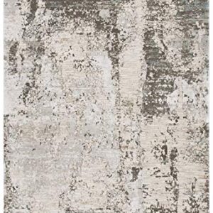 SAFAVIEH Valencia Collection Area Rug - 5' x 8', Light Sage & Grey, Boho Chic Distressed Design, Non-Shedding & Easy Care, Ideal for High Traffic Areas in Living Room, Bedroom (VAL534W)