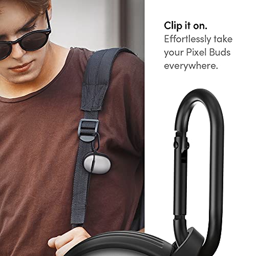 CYRILL Color Brick Compatible with Google Pixel Buds A-Series Case (2021), Google Pixel Buds Case (2020) - Black