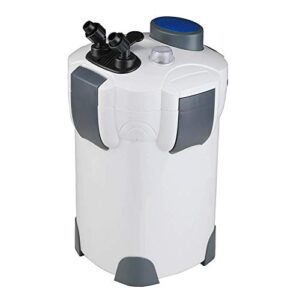 polar aurora free media 265gph / 370gph / 525gph external aquarium filter with builtin pump kit canister (525gph)