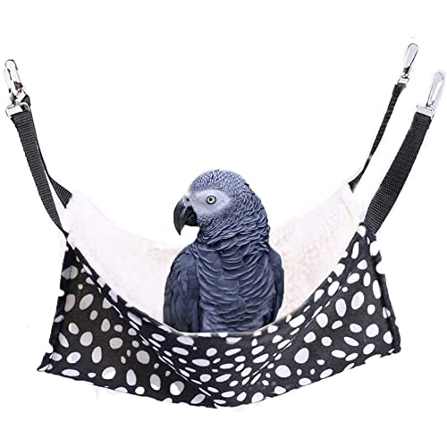 Litewoo Pet Cotton Hammock, Hanging Bed Warm Hammock Swing for Bird Parrot Rat Sugar Glider Chinchilla Squirrel Guinea Pig