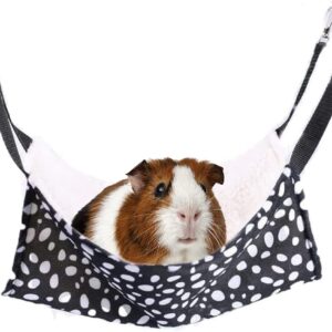 Litewoo Pet Cotton Hammock, Hanging Bed Warm Hammock Swing for Bird Parrot Rat Sugar Glider Chinchilla Squirrel Guinea Pig