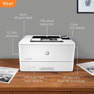 HP Laserjet Pro M404n Printer, White (Renewed)