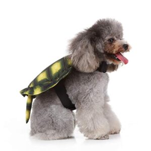 UKCOCO Pet Halloween Costume, Turtle Shell Backpack Funny Cosplay Clothes Photo Props for Dog Puppy