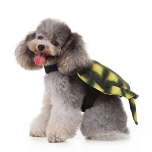 UKCOCO Pet Halloween Costume, Turtle Shell Backpack Funny Cosplay Clothes Photo Props for Dog Puppy