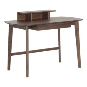 sunpan office desk, walnut (104823)