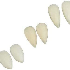 3 Pairs of Festival Custom Cosplay Werewolf Dentures Vampire Teeth for Costume Ball Halloween Theme Party Props1