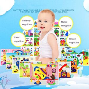 Ahua 3D EVA Foam Stickers for Toddlers Large Size DIY Cartoon Animal Painting Stickers Movable and rotatable，Preschool Art Class Drawing Sticker Puzzle Art Craft Kit for Kids Boys Girls