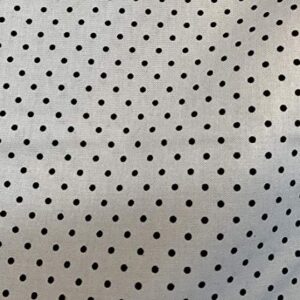 Navy Blue Swiss Polka Dot On White - Riley Blake 100% Cotton Fabric