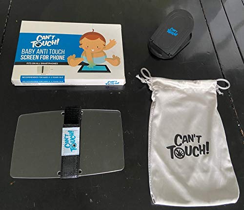 Cant Touch! Baby Anti-Touch Screen for Phone - Easily Strap This Clear Cover onto Your Phone or Device to Prevent Any Buttons from Being Pressed. Pouch and Stand Included (Cant Touch! - Phone)