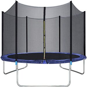 10ft trampoline with safety enclosure net combo bounce jump outdoor fitness trampoline pvc spring cover padding for kids