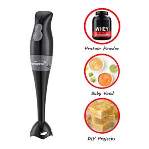 Brentwood Appliances HB-32BK 2-Speed 200-Watt Hand Blender (Black)