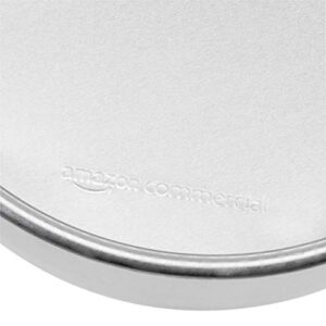 AmazonCommercial Aluminum Round Cake Pans, 3-Piece Set, Includes Pan Sizes in 8, 6, and 4 Inches