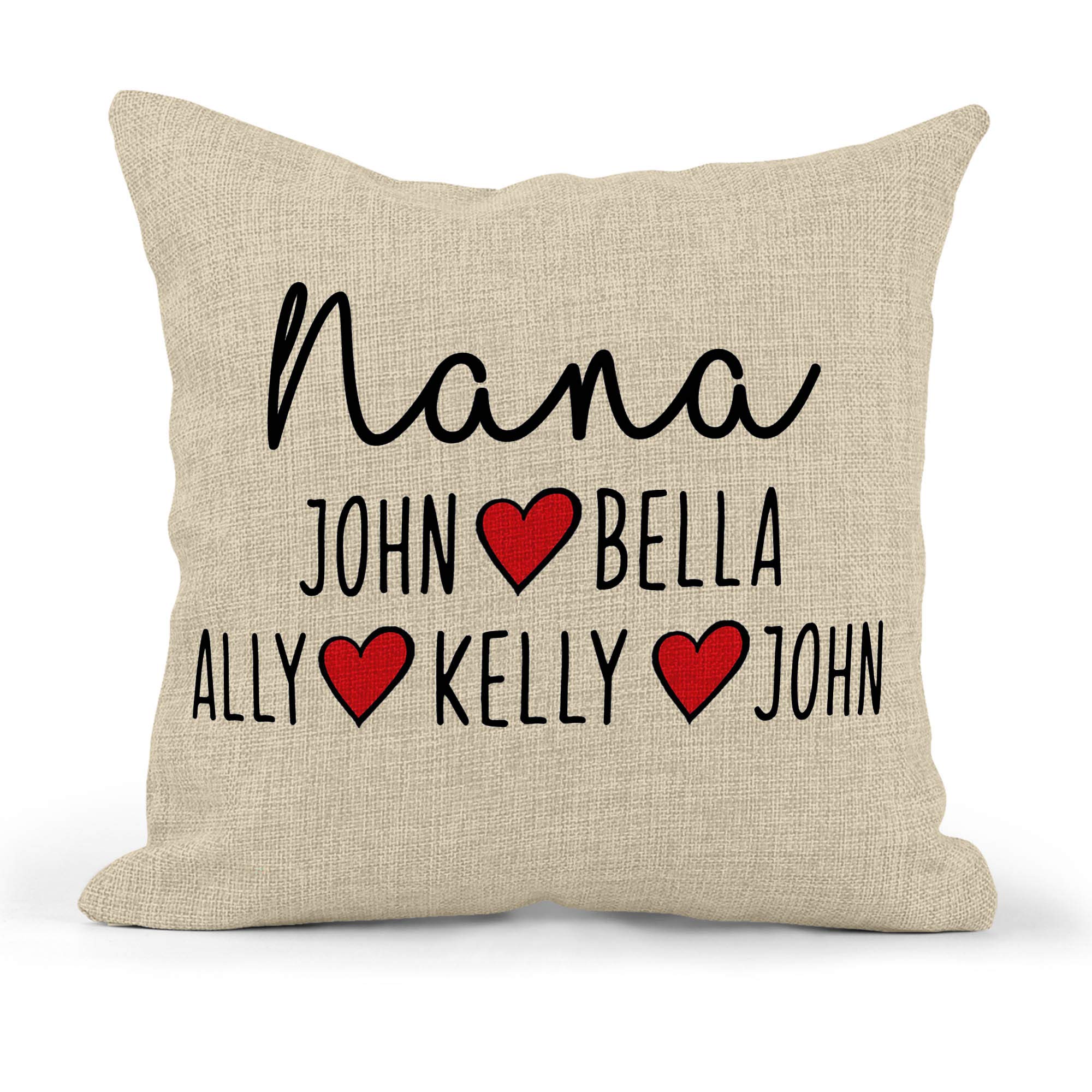 Grandma Pillow - Gifts for Grandma - Gifts for Mom from Daughter - Mom Gifts - Customized Pillow - Grandma Birthday Gifts from Grandchildren