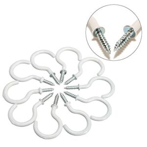 Vikiciy Ceiling Hooks Cup Screw Hooks for Hanging