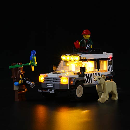 LIGHTAILING Light Set for (City Safari Off-Roader) Building Blocks Model - Led Light kit Compatible with Lego 60267(NOT Included The Model)