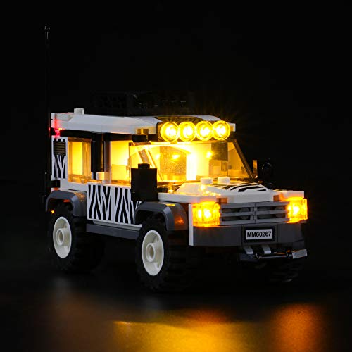 LIGHTAILING Light Set for (City Safari Off-Roader) Building Blocks Model - Led Light kit Compatible with Lego 60267(NOT Included The Model)