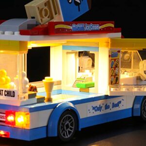 LIGHTAILING Light Set for (City Ice-Cream Truck) Building Blocks Model - Led Light kit Compatible with Lego 60253(NOT Included The Model)