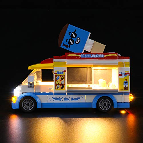 LIGHTAILING Light Set for (City Ice-Cream Truck) Building Blocks Model - Led Light kit Compatible with Lego 60253(NOT Included The Model)