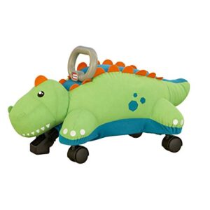 little tikes dino pillow racer, soft plush ride-on toy for kids ages 1.5 years and up