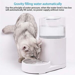 JUNSPOW Pet Water Dispenser 3L [Comes with Pet Placemat] Dog Water Dispenser Automatic Water Dispenser Pet Water Bowl for Medium and Small Dog Cats