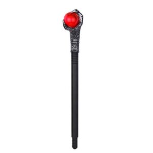 Halloween Costumes Walking Canes Red Fire Dragon Claw Orb Wands Walking Stick Staff Photo Prop Accessory Decorations