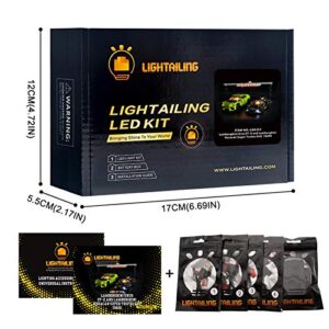 LIGHTAILING Light Set for (Speed Champions Lamborghini Urus ST-X and Lamborghini Huracán Super Trofeo EVO Building Blocks Model - Led Light kit Compatible with Lego 76899 (NOT Included The Model)