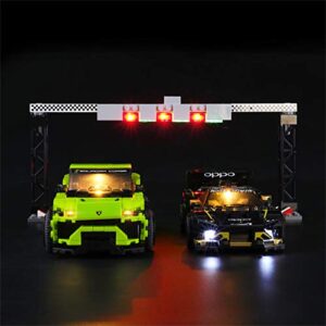 LIGHTAILING Light Set for (Speed Champions Lamborghini Urus ST-X and Lamborghini Huracán Super Trofeo EVO Building Blocks Model - Led Light kit Compatible with Lego 76899 (NOT Included The Model)