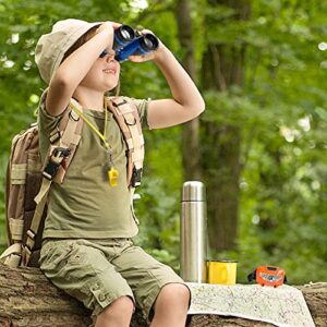 BAMMAX Outdoor Explorer Kit, Kids Adventure Kit with Binoculars, Flashlight, Compass, Magnifying Glass, Educational Nature Exploration Toys Kids Gift for Boys & Girls Age 3-12 Year Old Camping Hiking