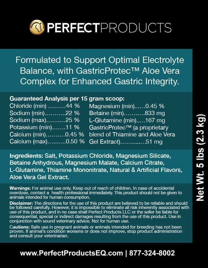 MetaLyte Complete Equine Electrolyte with Gastric Soothing Aloe Vera, Great Tasting Powder Formula (2 lb, 60 Day Supply)