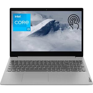 lenovo ideapad 3 laptop, 15.6" hd touchscreen display, 11th gen intel core i3-1115g4 processor, 12gb ddr4 ram, 512gb pcie ssd, bluebooth, webcam, wi-fi, hdmi, windows 11 home, grey