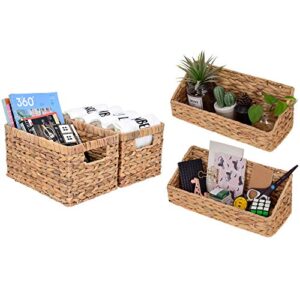 storageworks water hyacinth storage bins set