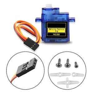 12PCS SG90 Micro Servo Motor, Dorhea Mini Servo SG90 9g Servo Kit for RC Helicopter Airplane Car Boat Robot Arm/Hand/Walking/Servo Door Lock Control