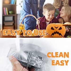 JUSTOTRY Simple & Safe Pumpkin Carving Kit for Kids, Halloween Stainless Steel Pumpkin Carving Tools, Non-knife Pumpkin Carving Stencils, Pumpkin Carving Sets for Adults, Pumpkin Carver, Durable