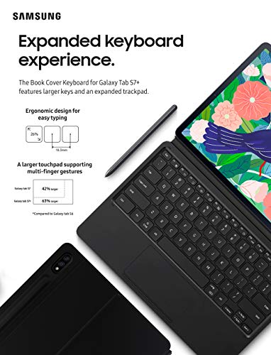 SAMSUNG Galaxy Tab S7+ Keyboard, Black