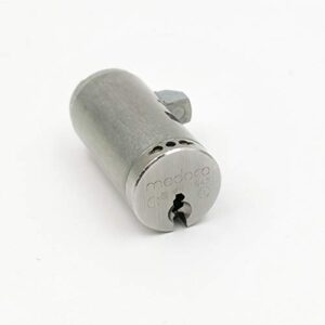 Medeco High Security Vending Cylinder and Key Fit Standard T Handle, Spring Bolt with 1 Key (Keyed Alike)