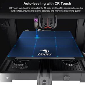 Official 3D Printer CREALITY Ender 3 v2 Neo New Upgrade Version with CR-touch Auto Leveling 95% Pre-Installed Resume Printing and Metal Extruder New 4.3'' Screen 3 steps to assemble,220×220×250mm