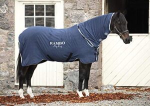 horseware ireland rambo dry rug navy/silver l