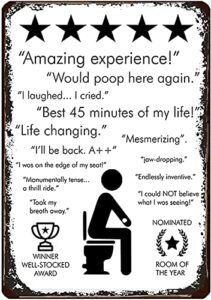 retro vintage toilet reviews metal tin sign home bar cafe retaurant wall decor 12x8inch