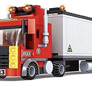 General Jim's Semi Truck Building Blocks Nicely Detailed Realistic Toy Truck Modular Building Block Bricks Model Truck or Toy Set Brick Truck for Teens and Adults