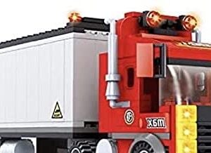 General Jim's Semi Truck Building Blocks Nicely Detailed Realistic Toy Truck Modular Building Block Bricks Model Truck or Toy Set Brick Truck for Teens and Adults